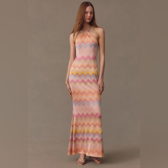 Liv Foster | Dresses | Liv Foster Jacquard Knit Mermaid Maxi Dress Size ...
